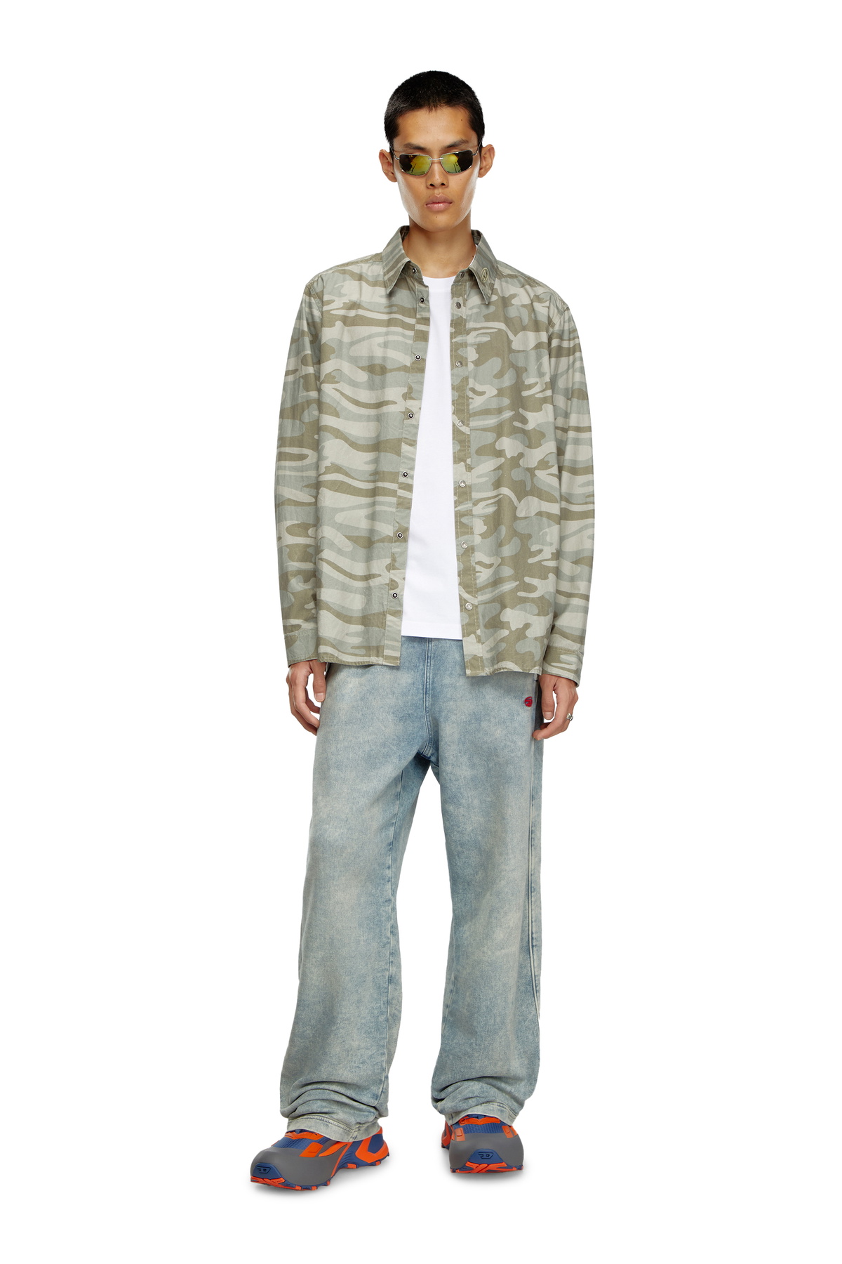 Diesel D-Cage Runner-Sneakers in TPU-trimmed ripstop - Sneakers Mens in ...