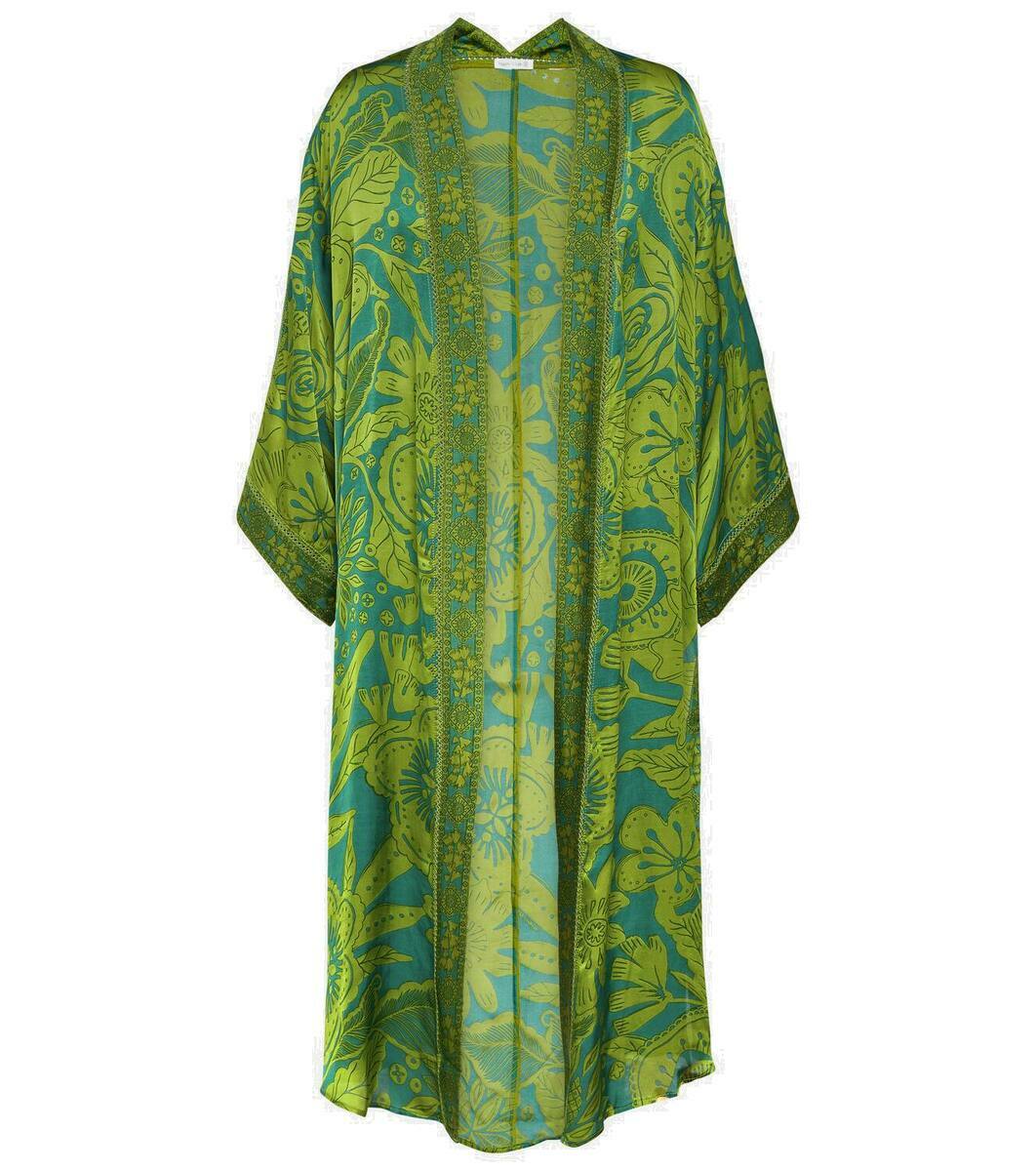 Poupette St Barth Erica floral kaftan Poupette St Barth
