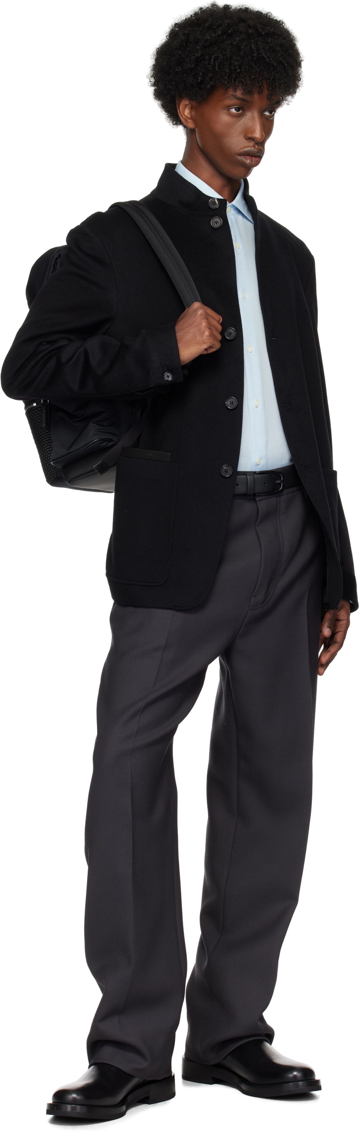 ZEGNA Black Oasi Cashmere Il Conte Jacket Zegna