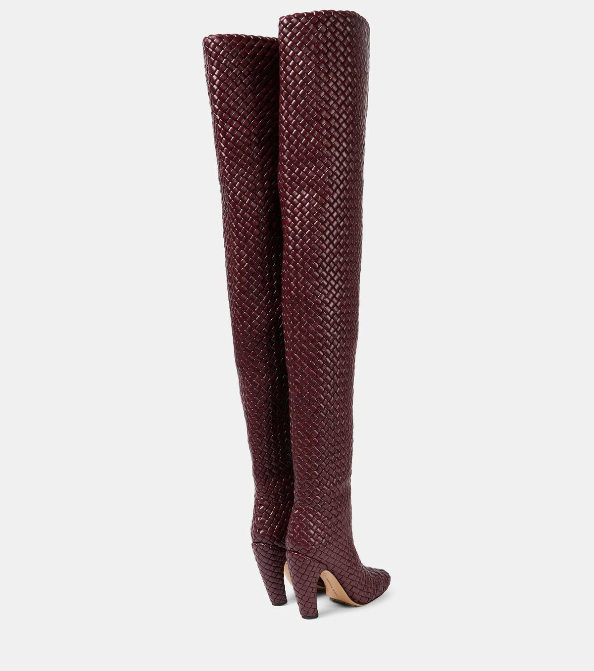 Bottega Veneta Canalazzo leather over-the-knee boots Bottega Veneta