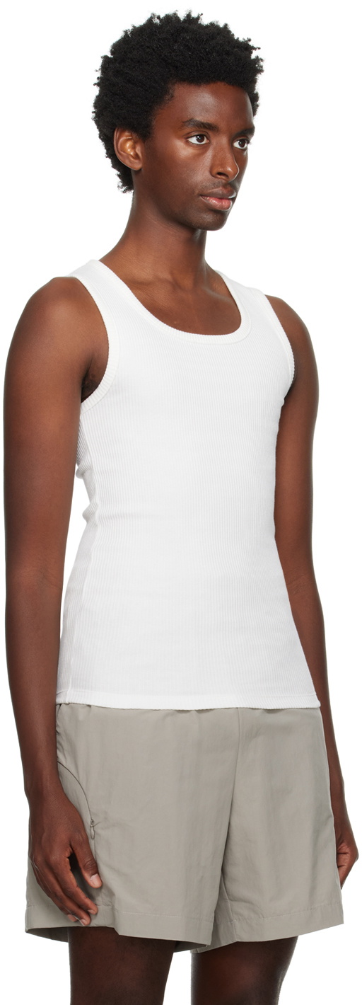 Seventh White Square Neck Tank Top Seventh
