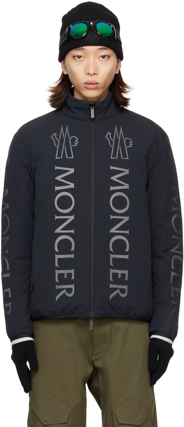 Moncler Black Ponset Reversible Down Jacket Moncler