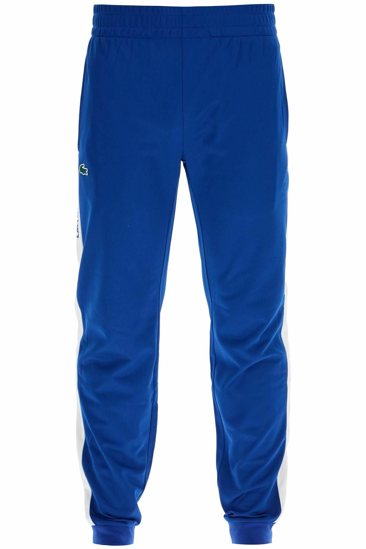 LACOSTE with logo in interlock fabricnn'logo Blue Lacoste