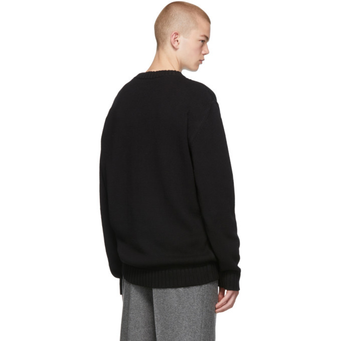 Loewe Black Logo Stitch Sweater Loewe