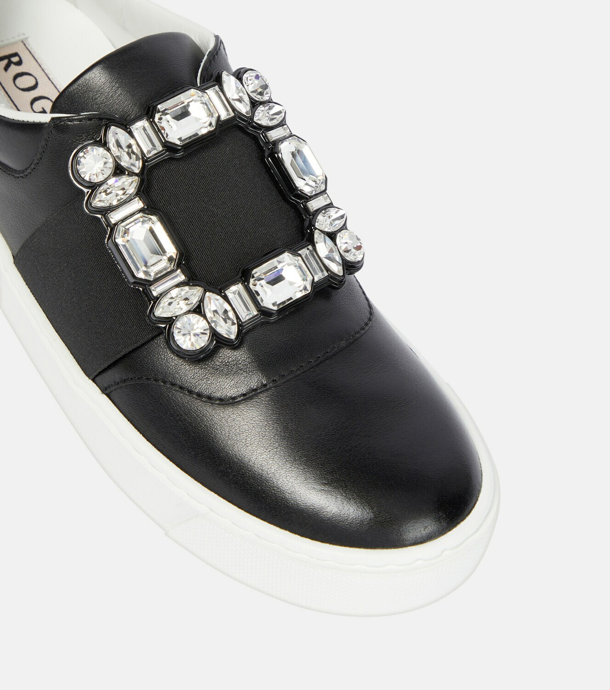 Roger Vivier Very Vivier embellished leather sneakers Roger Vivier
