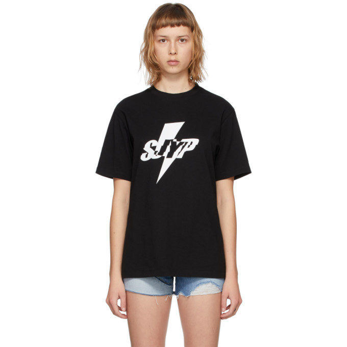 SJYP Black Logo T-Shirt SJYP