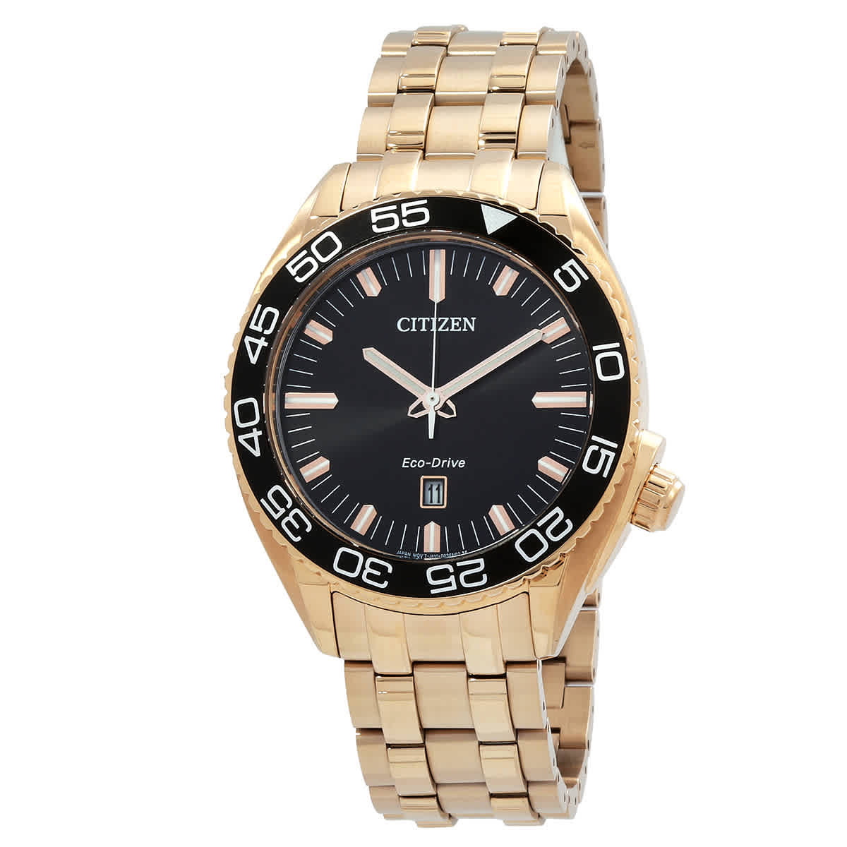 Citizen Carson Eco-Drive Black Dial Mens Watch AW1773-55E Citizen