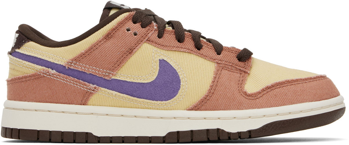 Nike Tan & Beige Dunk Low Retro SE Sneakers Nike