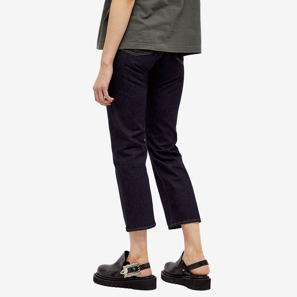 Visvim Women's Social Sculpture Straight Leg Jean in Blue Visvim