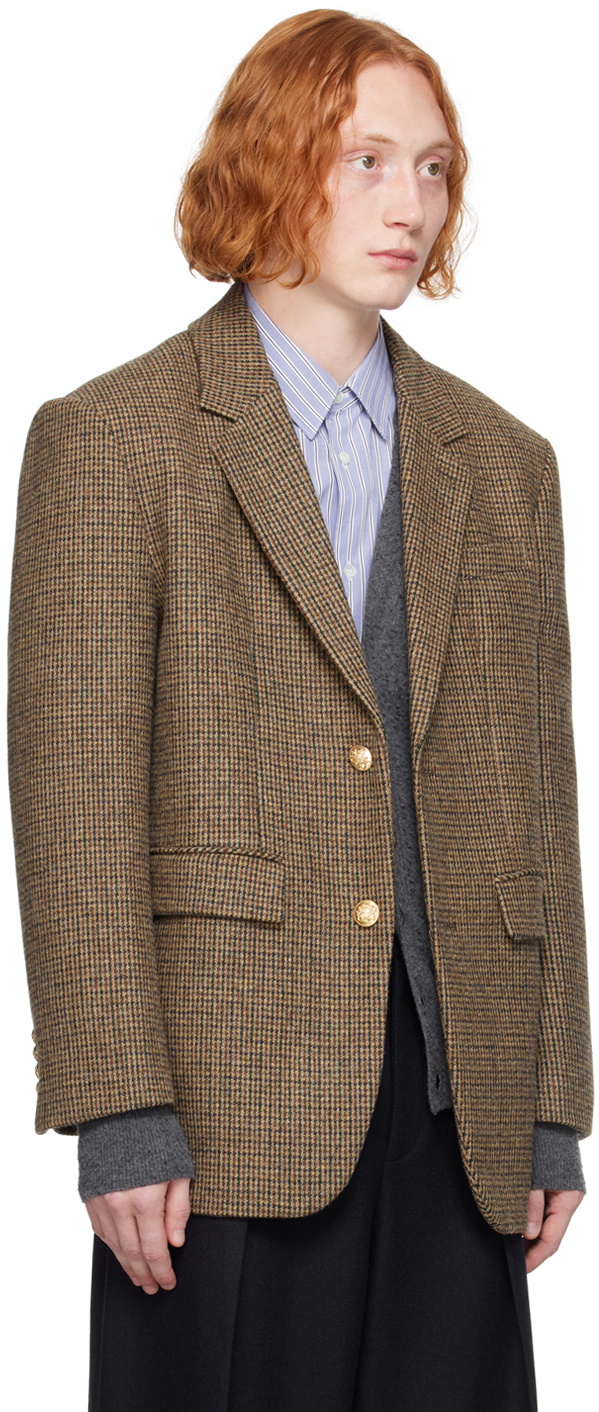 Dunst Brown Check Blazer Dunst