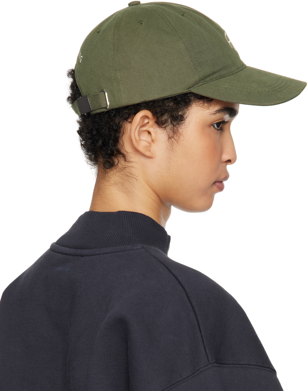 ANINE BING Green Jeremy Baseball Cap ANINE BING