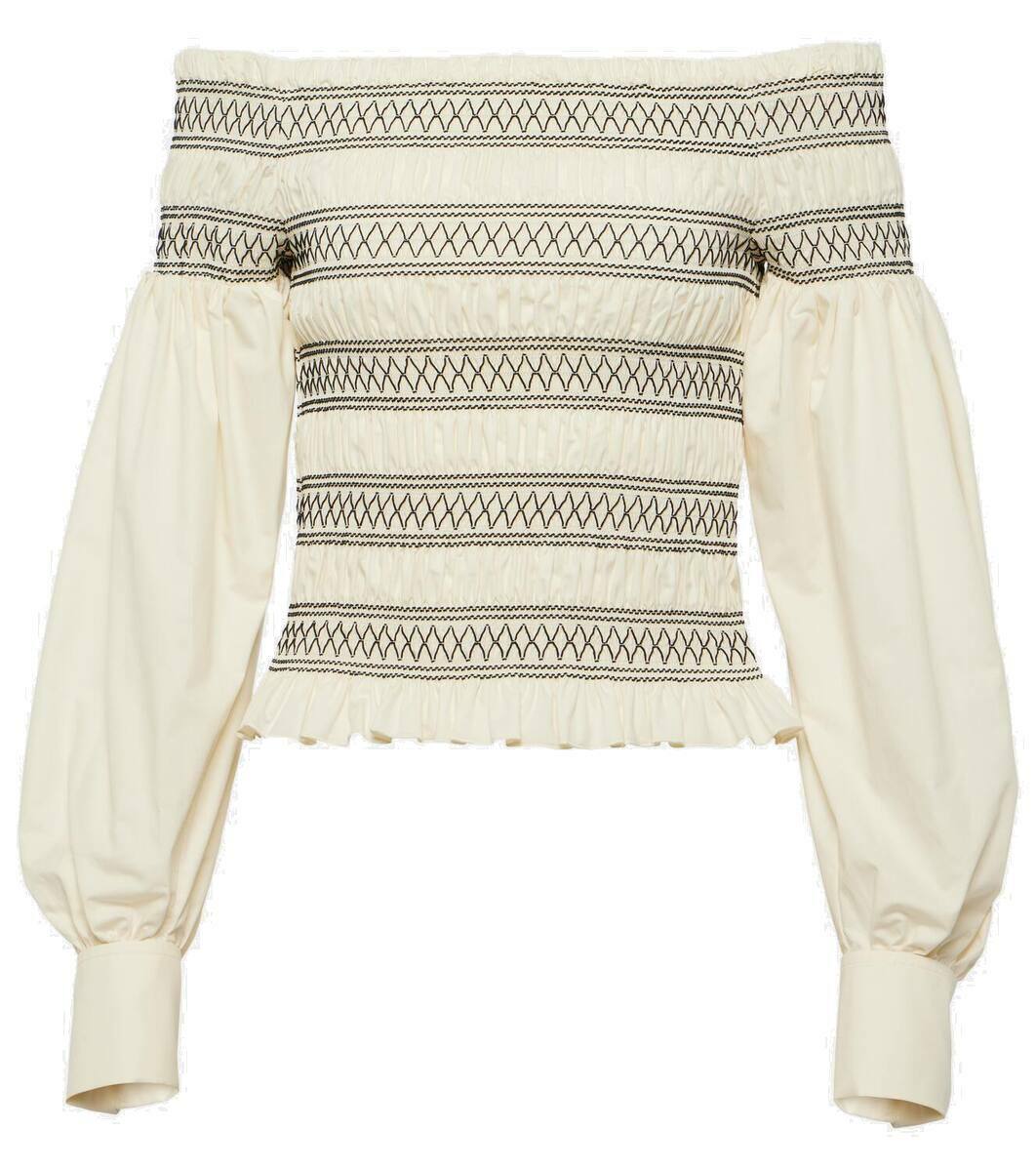 Max Mara Walk striped cotton top Max Mara