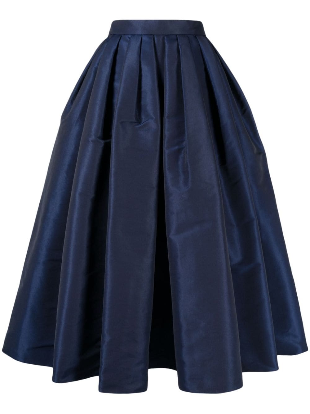 ALEXANDER MCQUEEN - Pleated Flared Midi Skirt Alexander McQueen