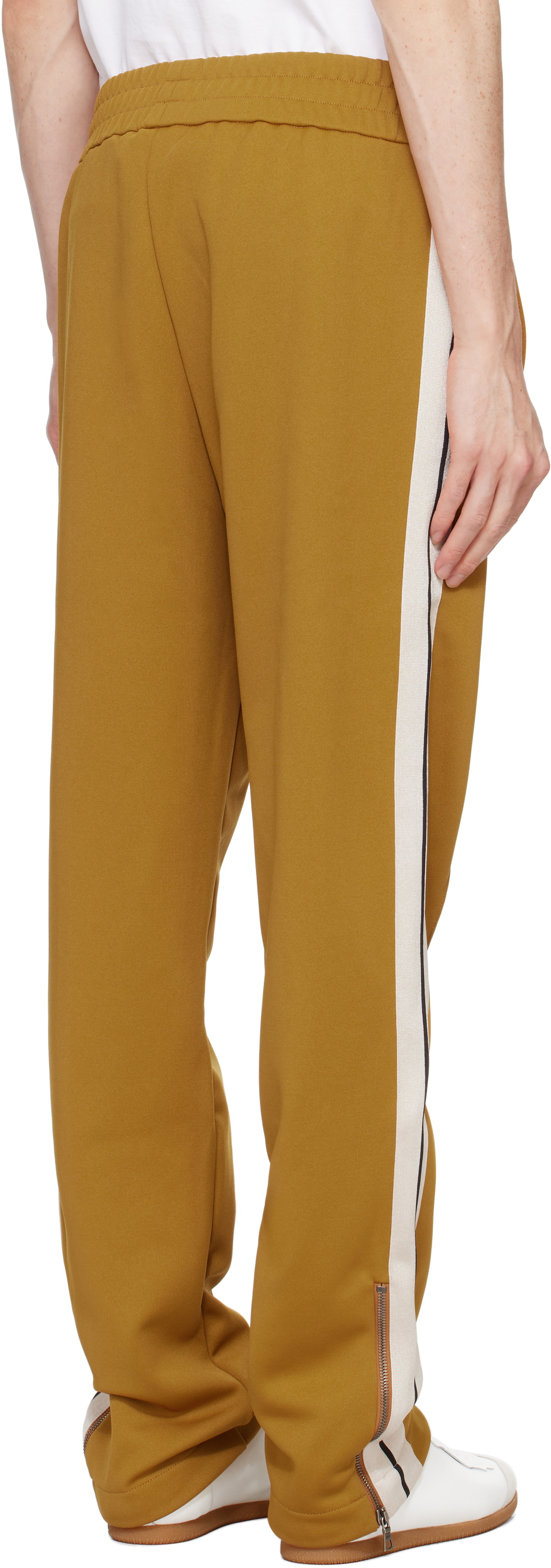 Palm Angels Tan Classic Logo Track Pants Palm Angels