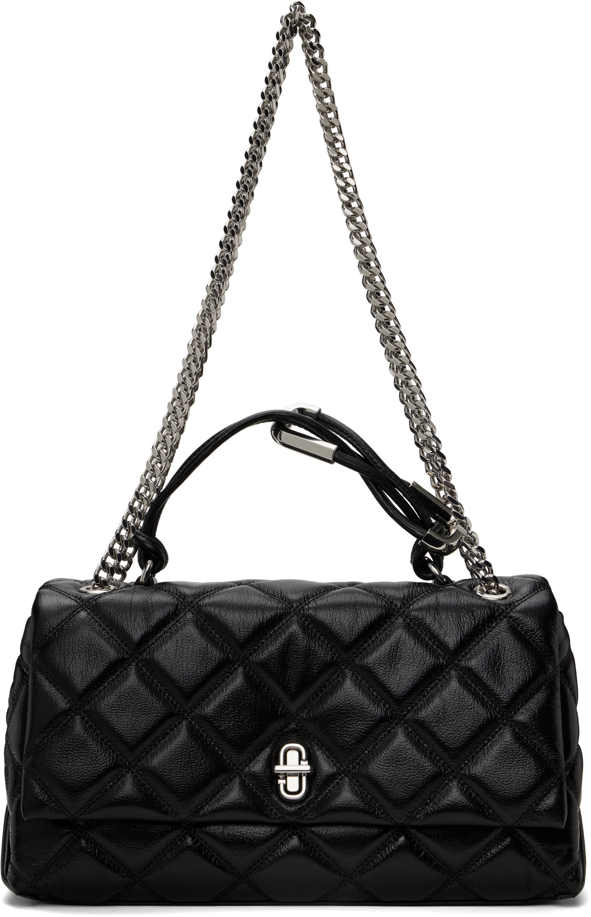 Marc Jacobs Black 'The Quilted Dual Convertible Shoulder' Bag Marc Jacobs