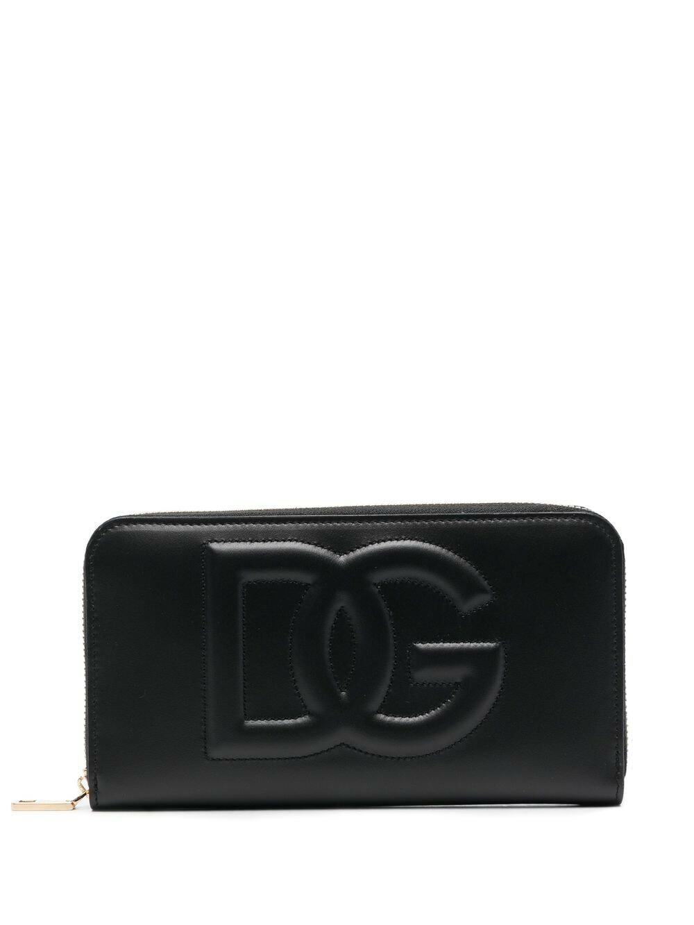 DOLCE & GABBANA - Dg Logo Leather Continental Wallet Dolce & Gabbana