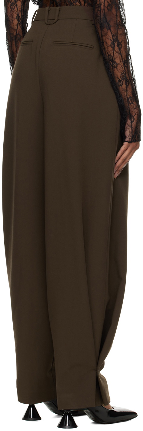 lesugiatelier Brown Button Trousers lesugiatelier