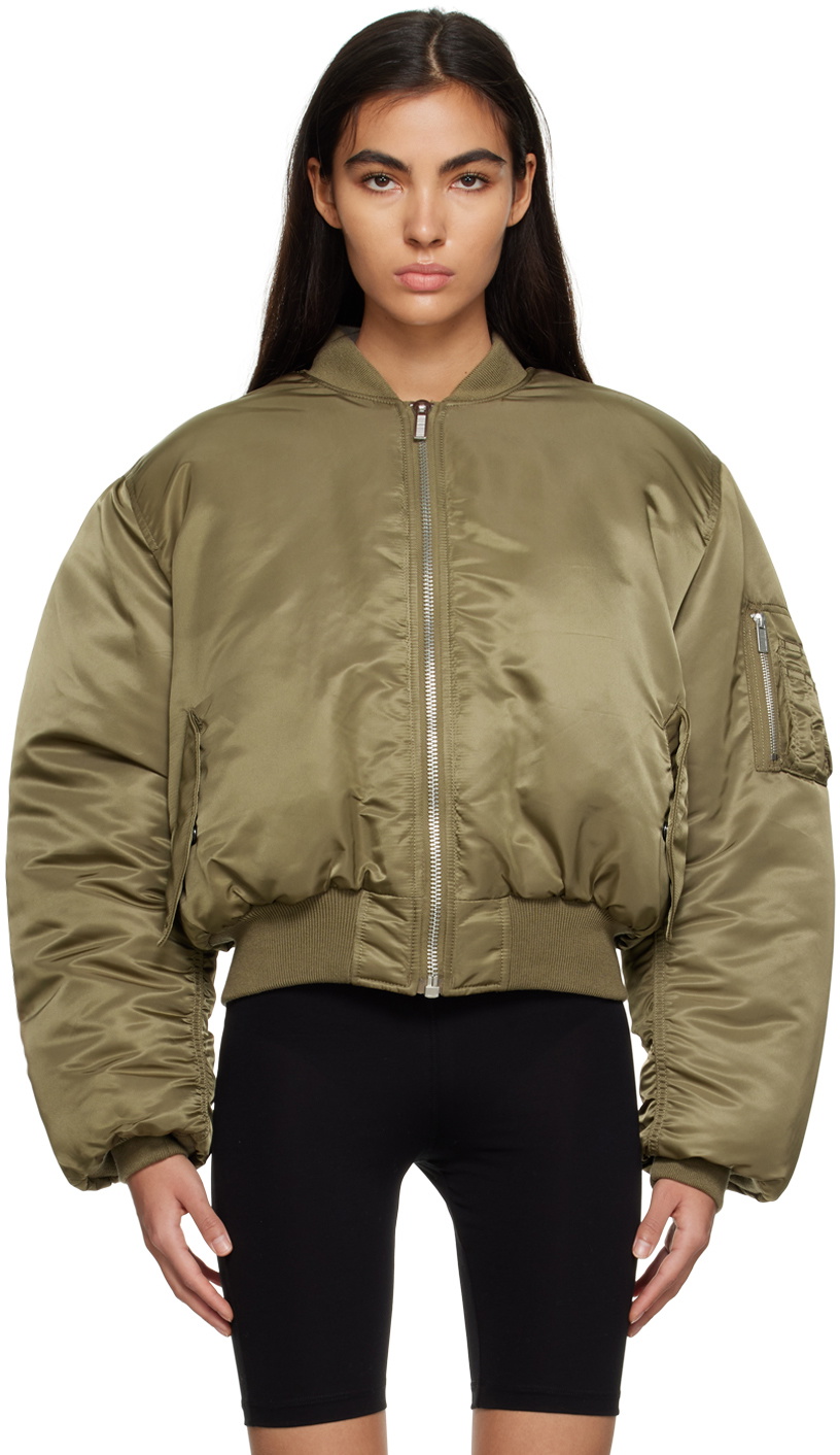 VTMNTS Khaki & Beige Alpha Industries Edition Reversible Bomber Jacket ...