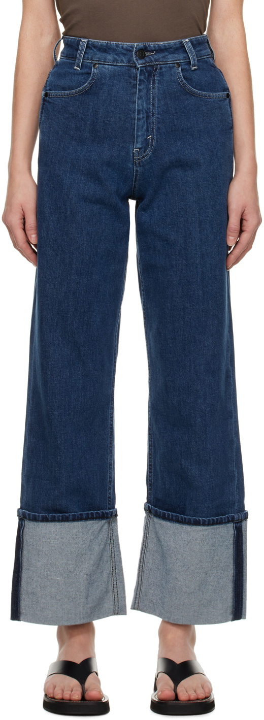 BITE Blue Fold Up Jeans BITE