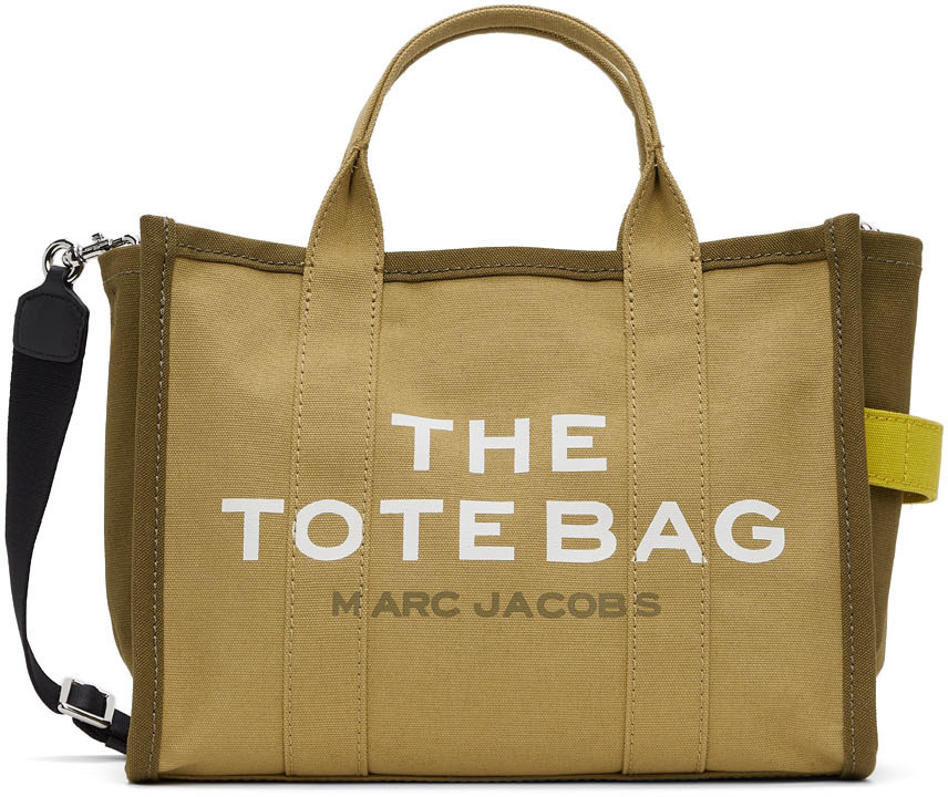 Marc Jacobs Khaki 'The Small Colorblock Tote Bag' Tote Marc Jacobs