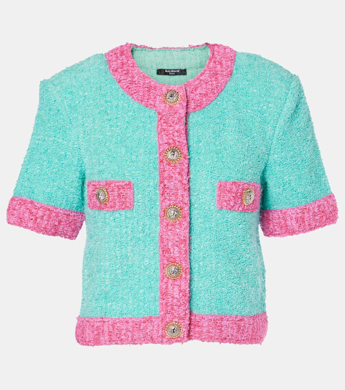 Balmain Cropped knit cardigan Balmain