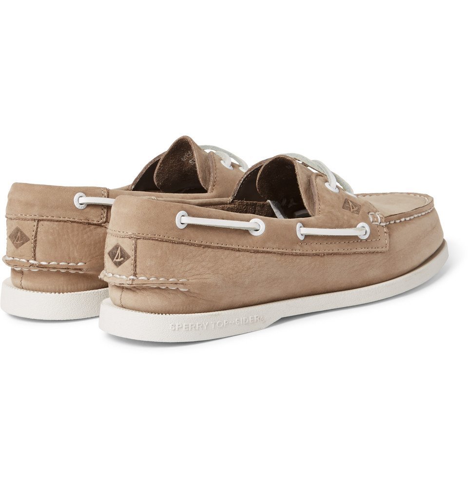 Sperry - Authentic Original Leather Boat Shoes - Men - Stone Sperry ...