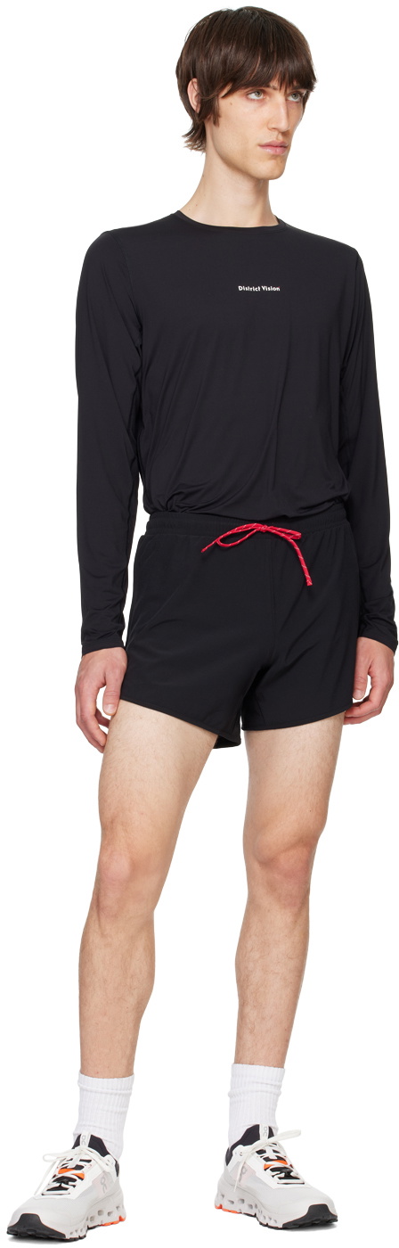 District Vision Black 5in Training Shorts District Vision