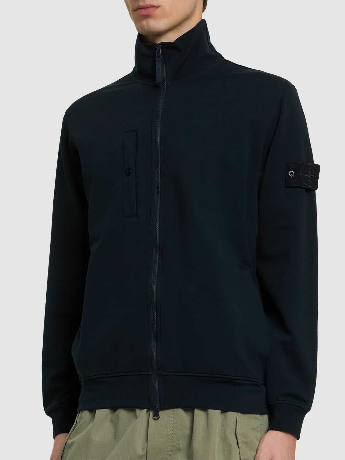 STONE ISLAND Ghost Zip Cardigan Stone Island