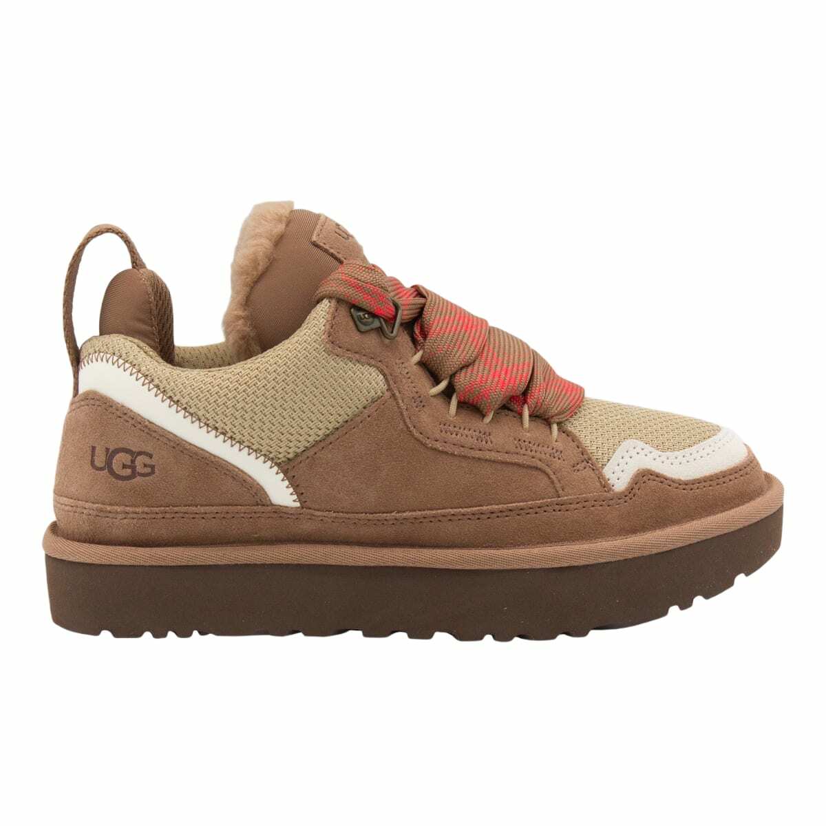 UGG Beige Leather Sneakers Ugg