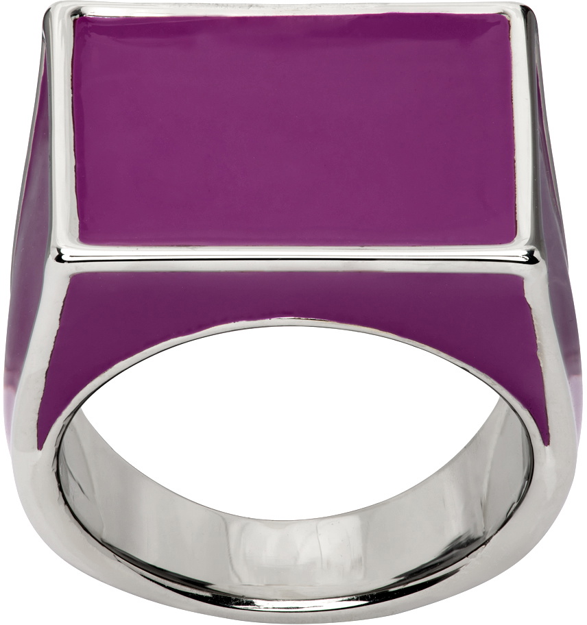 Dries Van Noten Pink Signet Ring Dries Van Noten