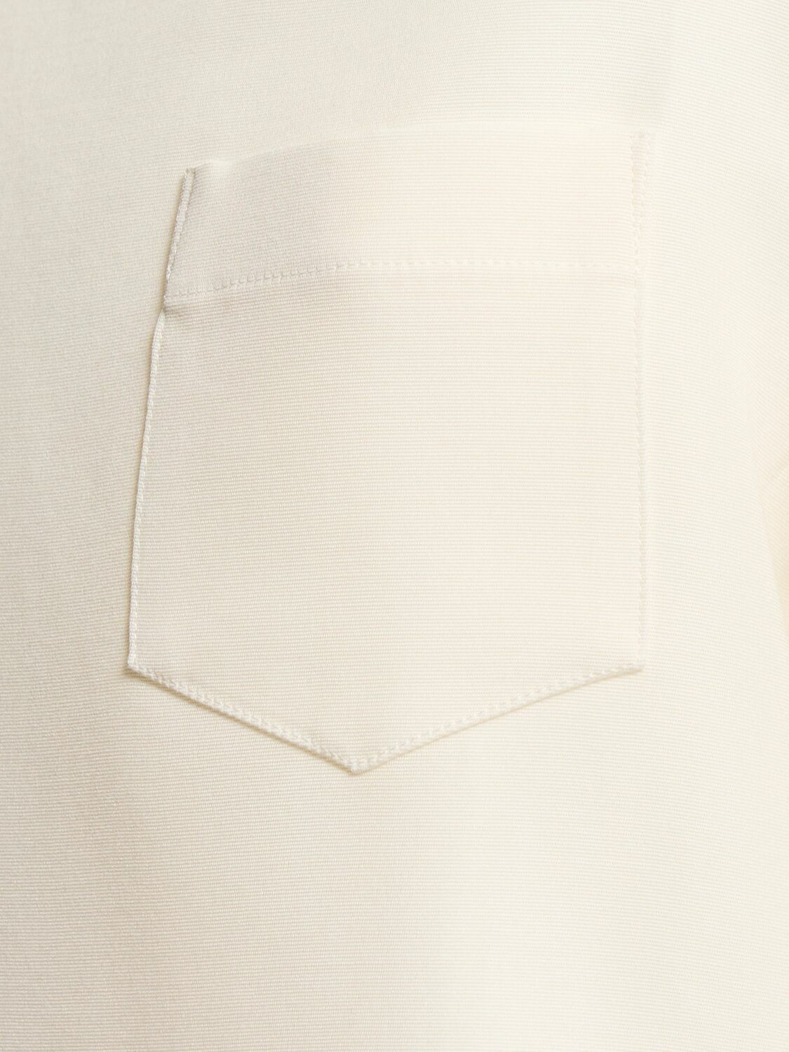 SACAI Cotton & Silk Poplin Mini Dress Sacai
