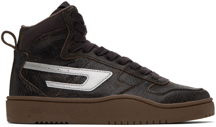 Diesel Brown S-Ukiyo V2 Mid Sneakers Diesel