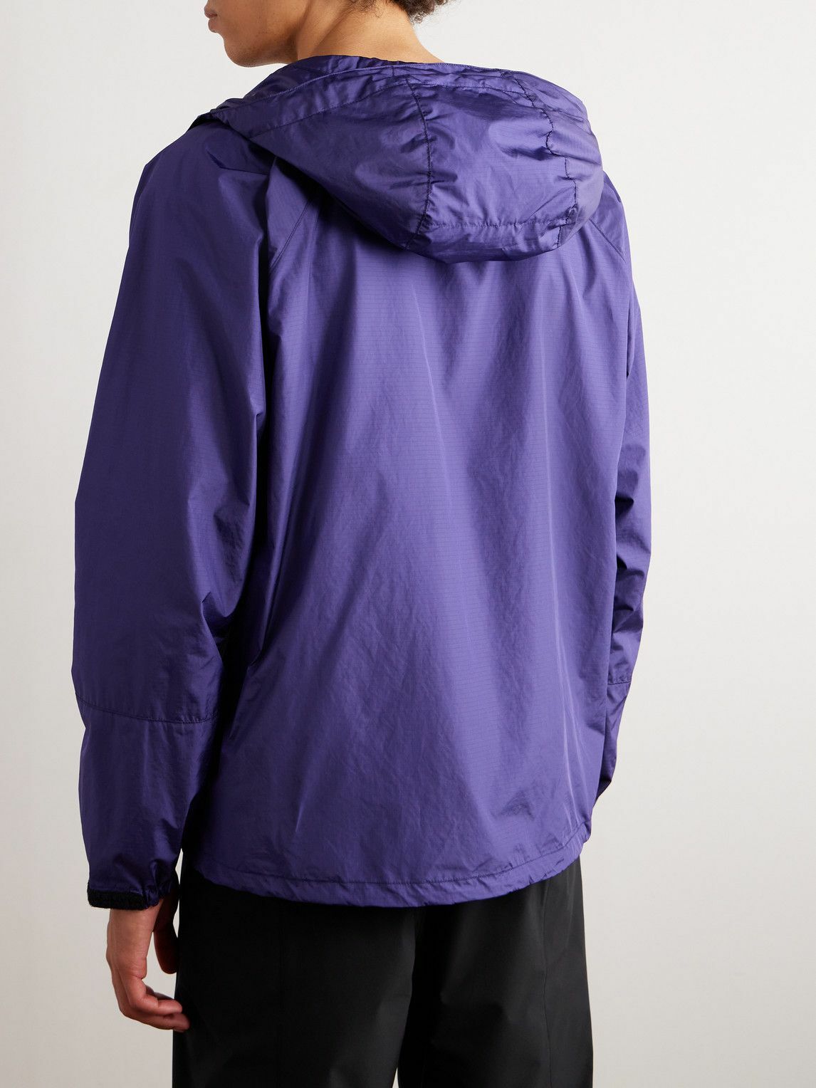 Goldwin - Ripstop Hooded Jacket - Purple Goldwin