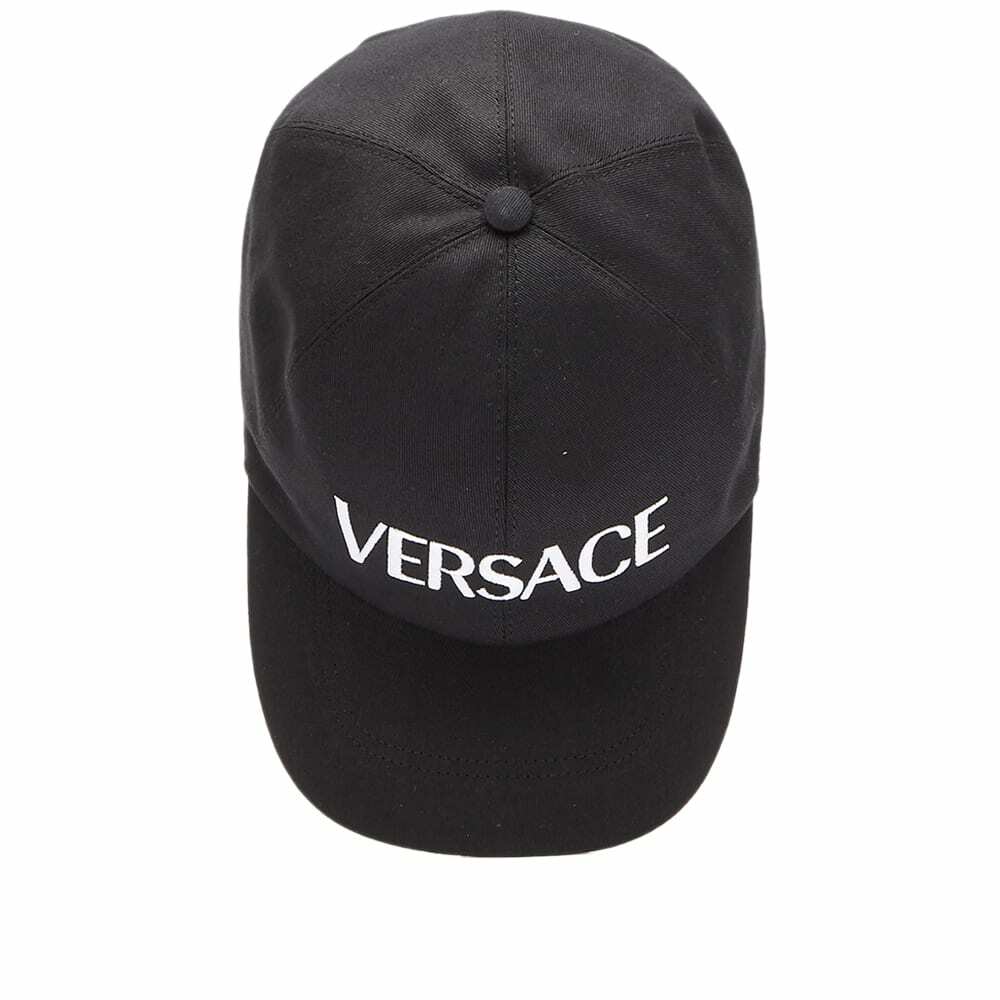 Versace Men's Logo Cap in Black/Gold Versace