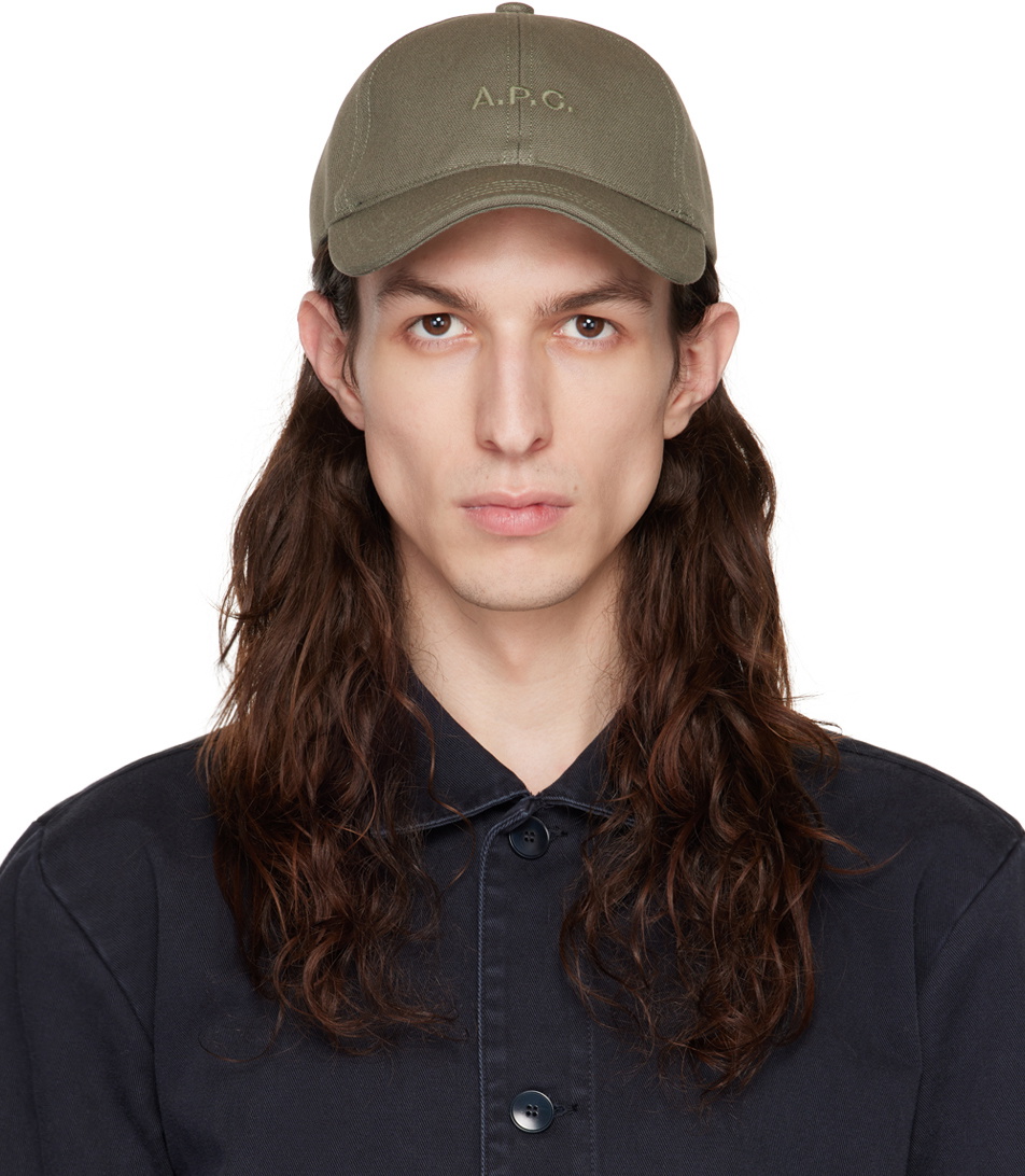 A.P.C. Khaki Charlie Cap A.P.C.
