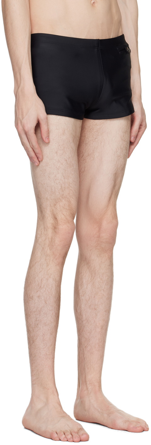 COMMAS Black Pocket Swim Briefs Commas