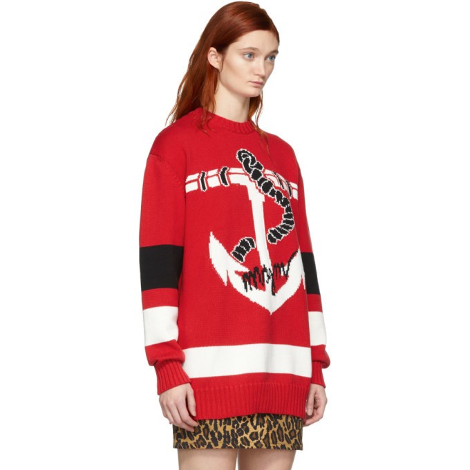 MSGM Red Sailor Sweater MSGM