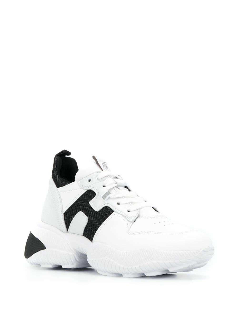 HOGAN - Interaction Leather Sneakers Hogan