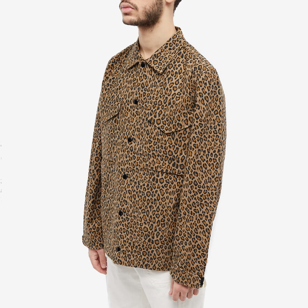 Rag & Bone Men's Coach Jacket in Leopard Rag and Bone