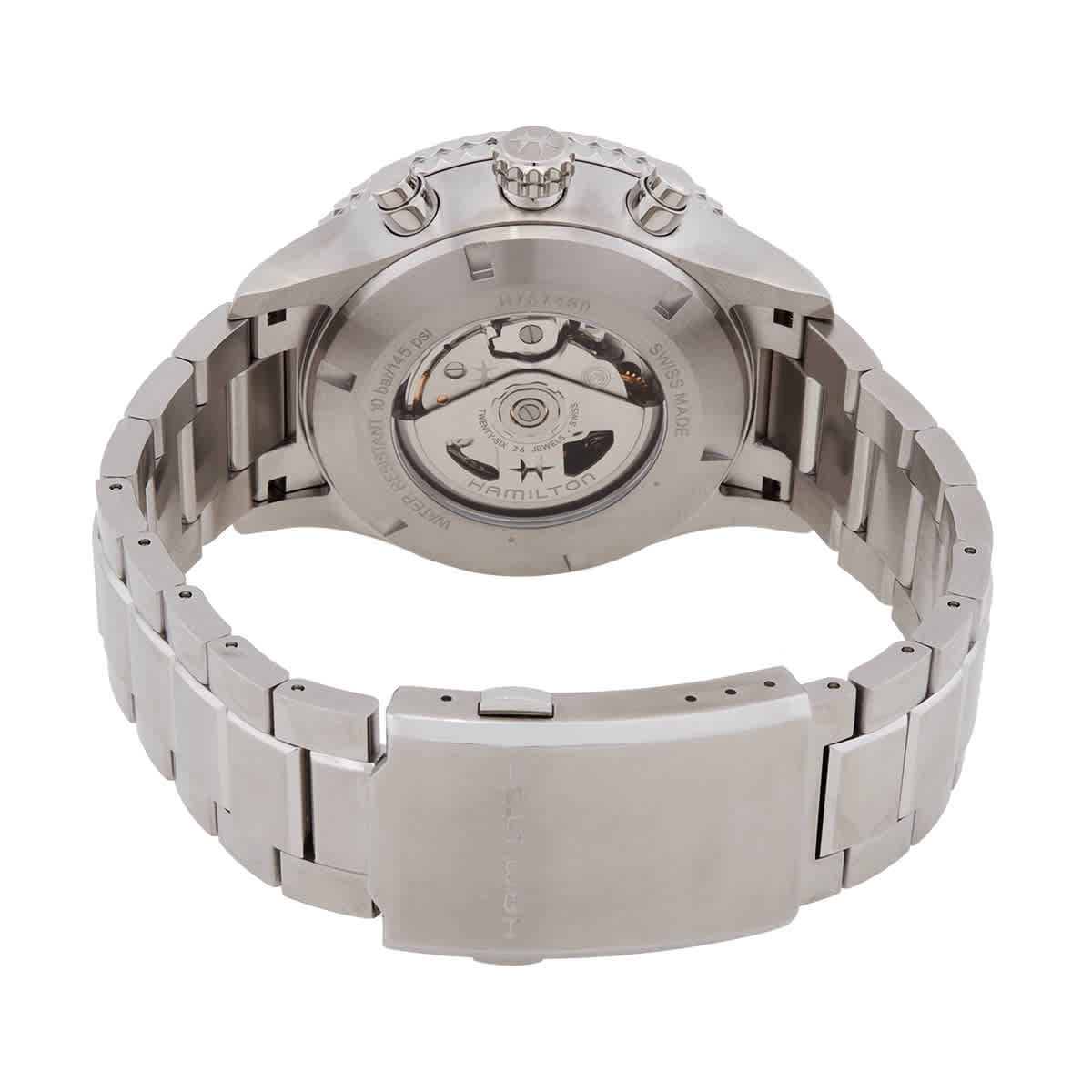 Hamilton Khaki Aviation Chronograph Automatic Blue Dial Watch H76746140 ...