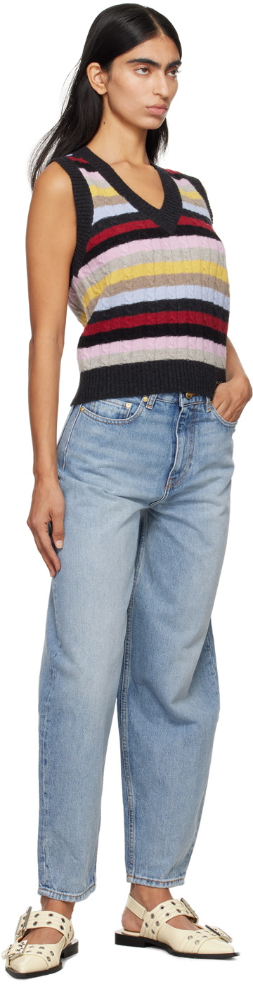 GANNI Blue Stary Jeans GANNI