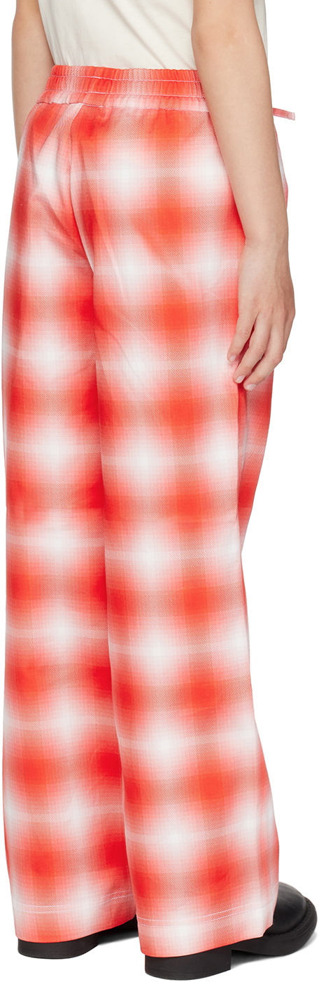 Charles Jeffrey Loverboy SSENSE Exclusive Kids Red & White Lounge Pants ...