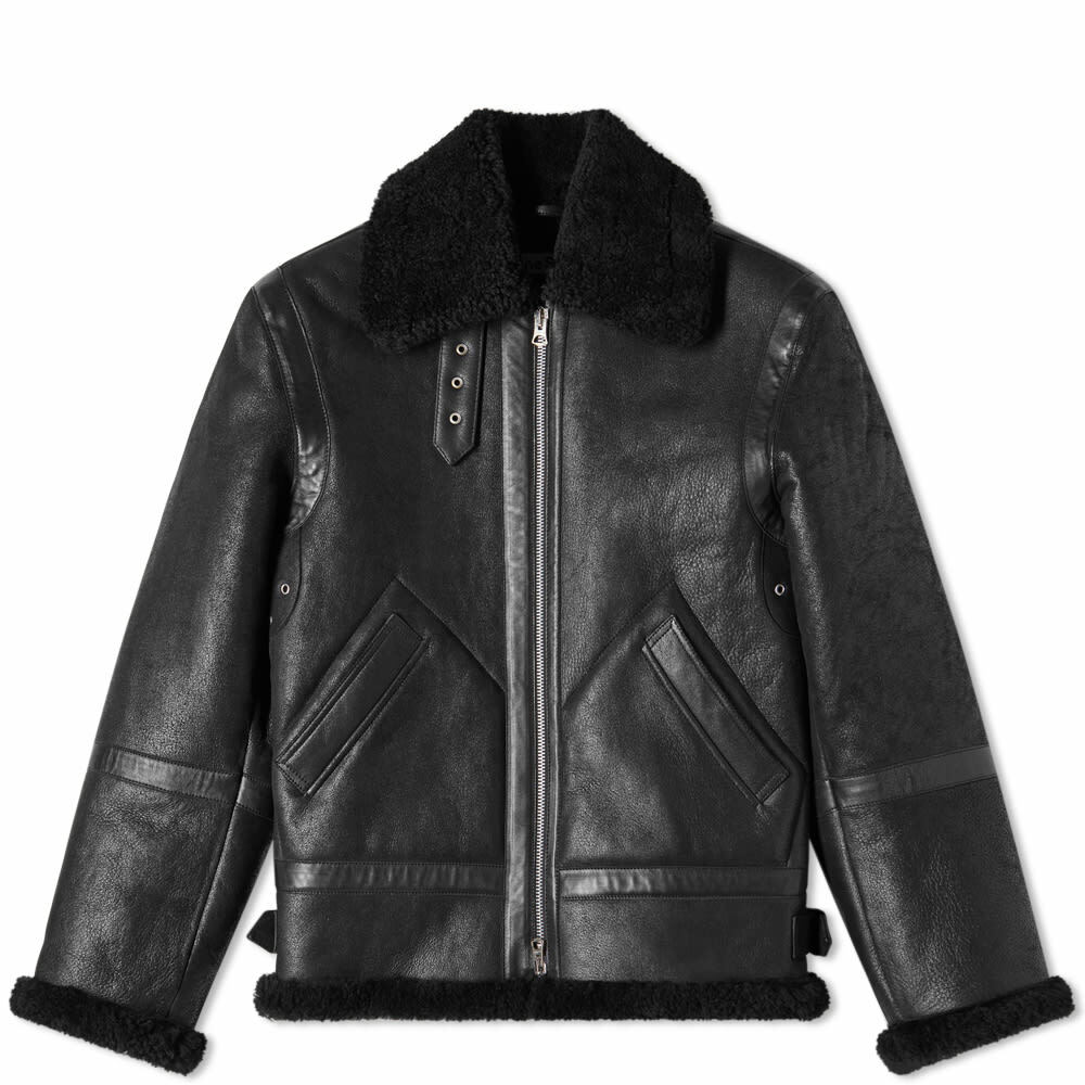 Acne Studios Men's Ian Shearling Jacket in Black Acne Studios