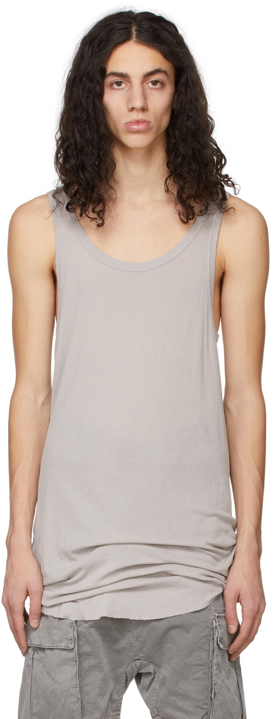 11 by Boris Bidjan Saberi Grey T1B Tank Top 11 by Boris Bidjan Saberi