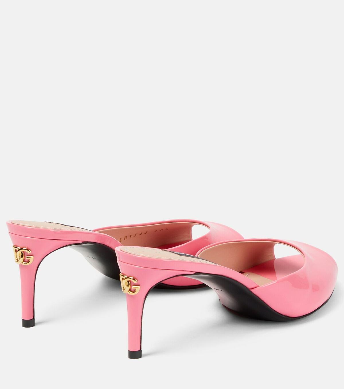 Dolce&Gabbana - Patent leather mules Dolce & Gabbana