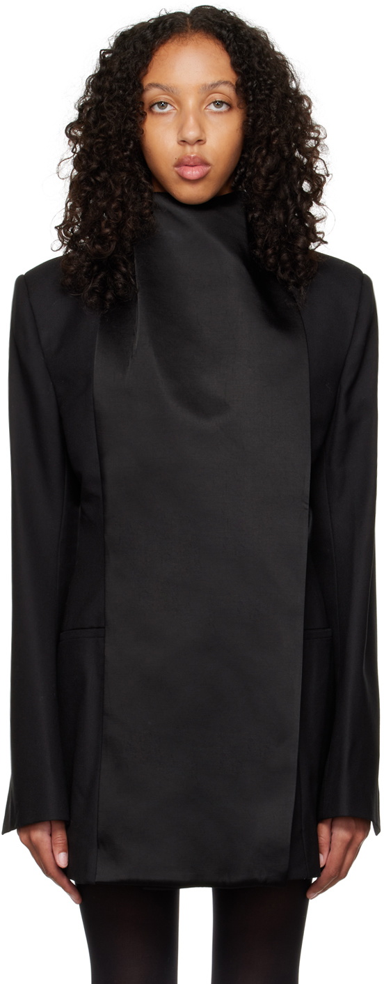 Maximilian Davis Black Layered Blazer Maximilian Davis