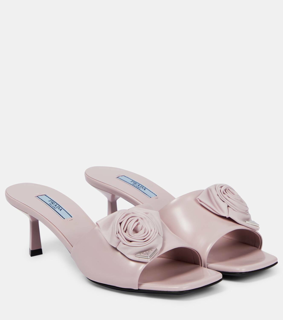 Prada Embellished leather mules Prada