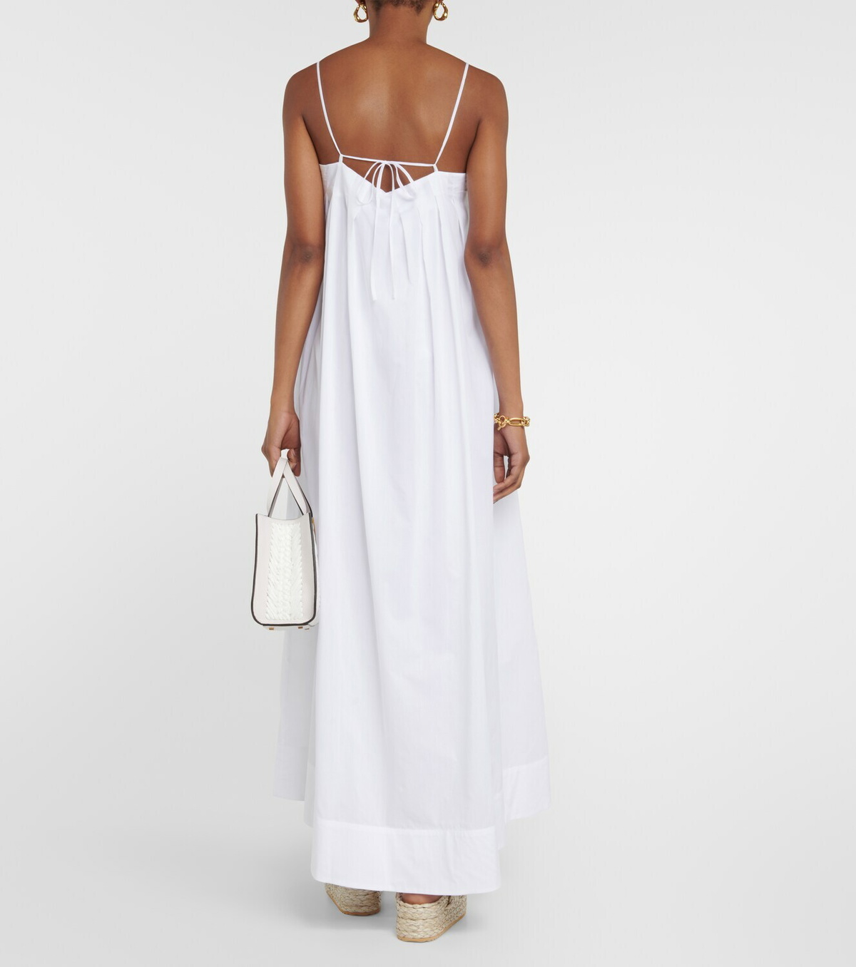 Asceno Heather cotton batiste maxi dress ASCENO