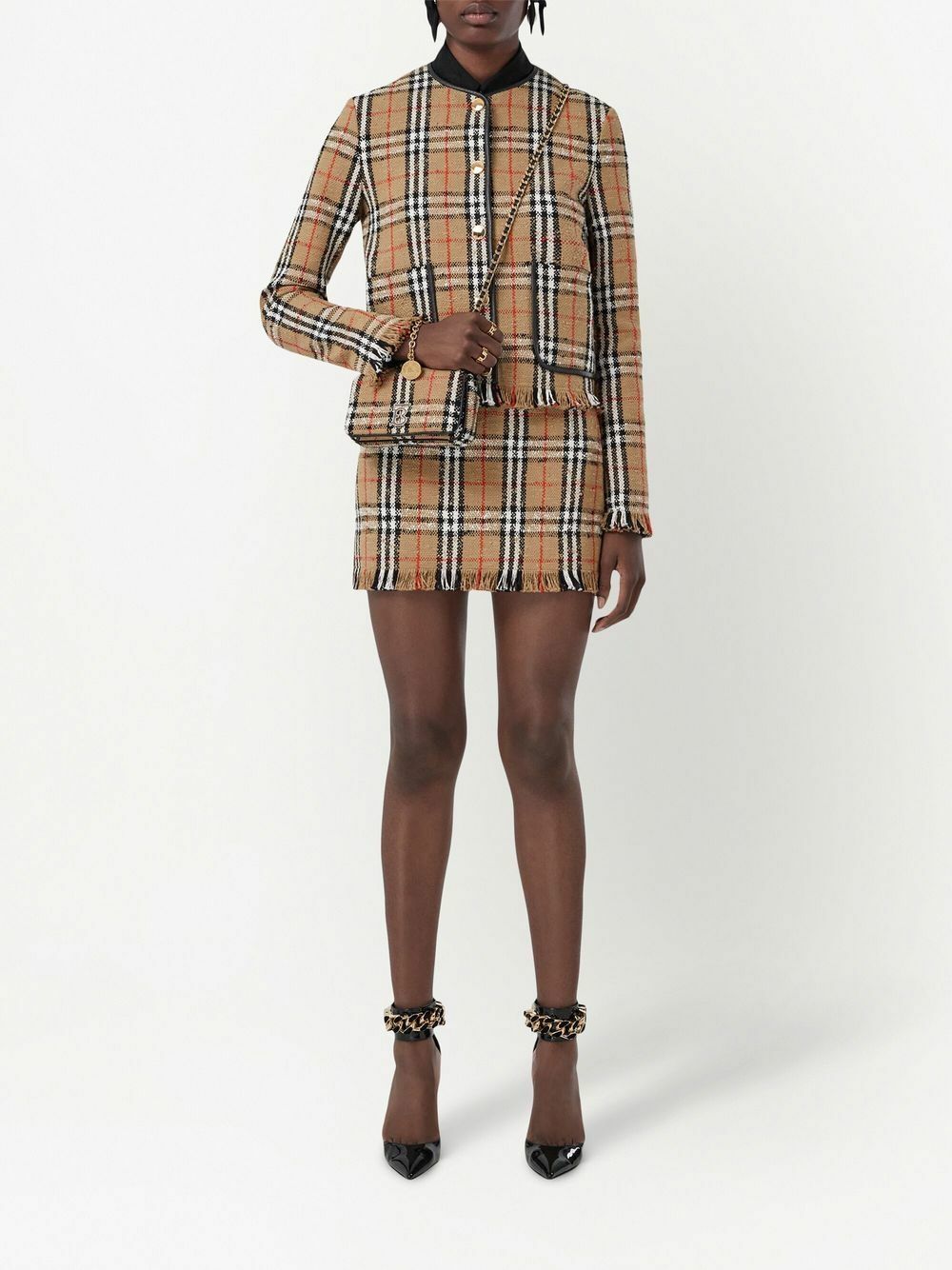 BURBERRY - Checl Motif Jacket Burberry