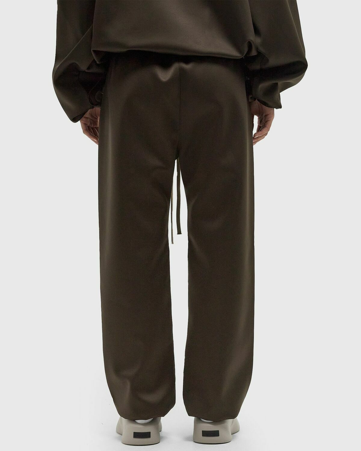 Fear of God Essentials SATIN NYLON PANT Brown Womens Casual Pant Fear ...